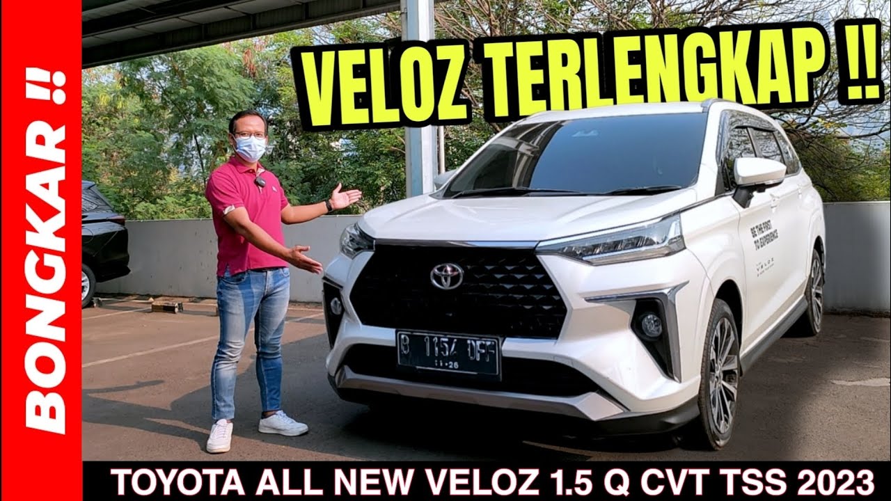 Bongkar !! TOYOTA ALL NEW VELOZ 1.5 Q CVT TSS 2023 || Review Exterior ...
