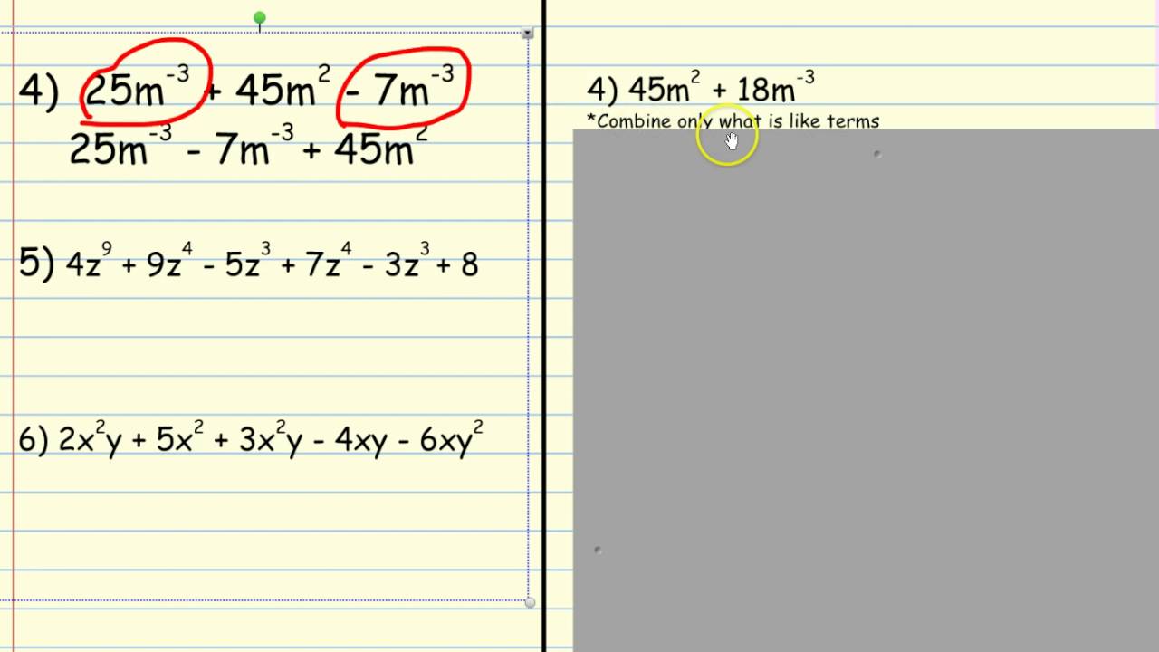 Combine Like Terms Exponents YouTube combine-like-terms-exponents-youtube