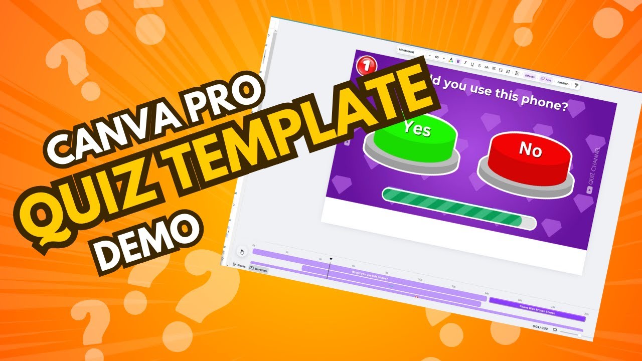 Quiz Helper - Quiz Template Demo Video - YouTube