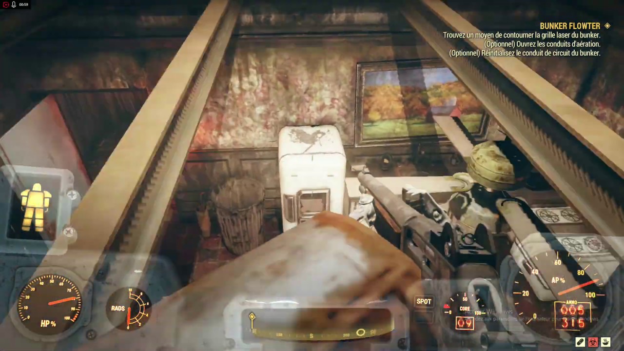 Fallout 76 [fr] : Comment accéder au Bunker whitesprings - YouTube