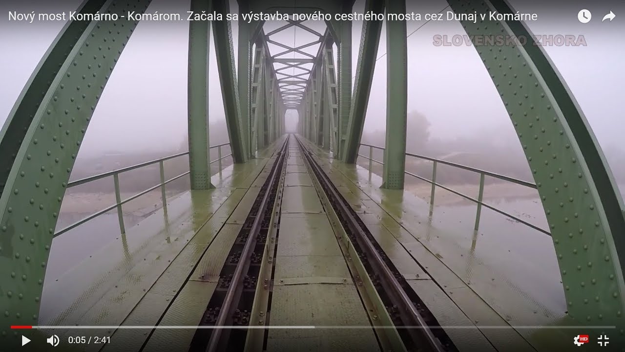 Nový most Komárno - Komárom. Začala sa výstavba nového cestného mosta ...