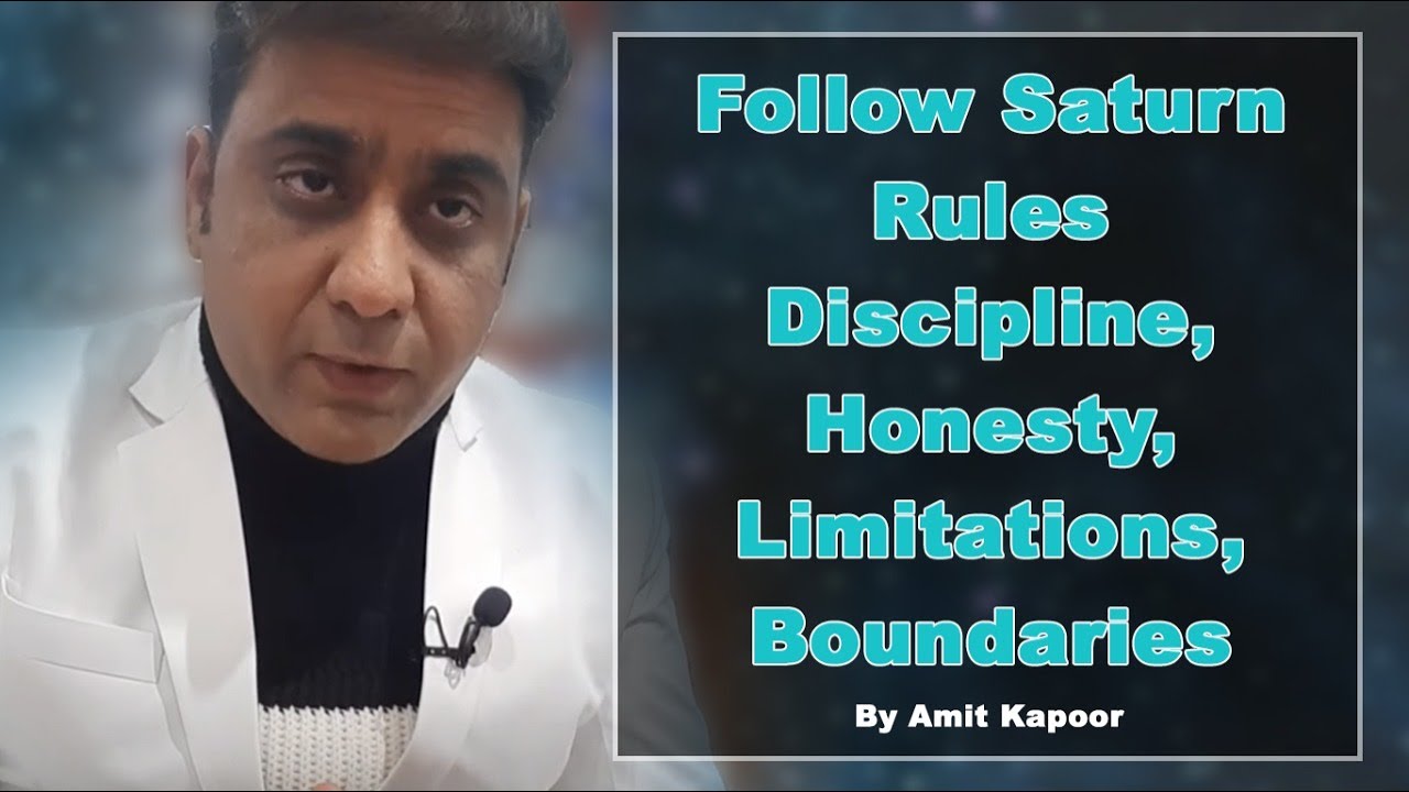 Follow Saturn Rules Discipline, Honesty, Limitations, Boundaries By # ...