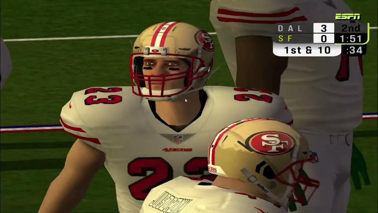 Cowboys vs 49ers Week 8 Simulation - YouTube