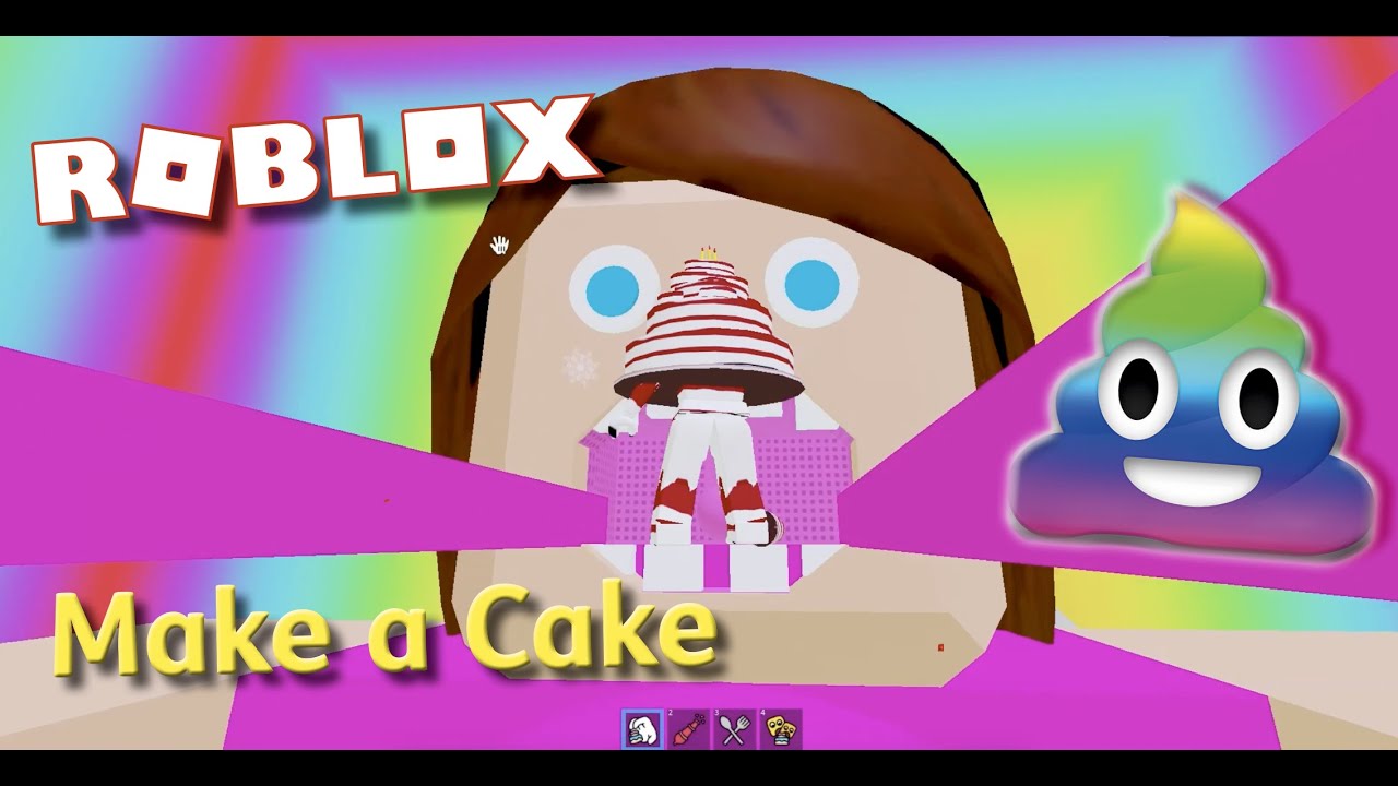 I became a poop in Roblox 'Make a Cake' - YouTube