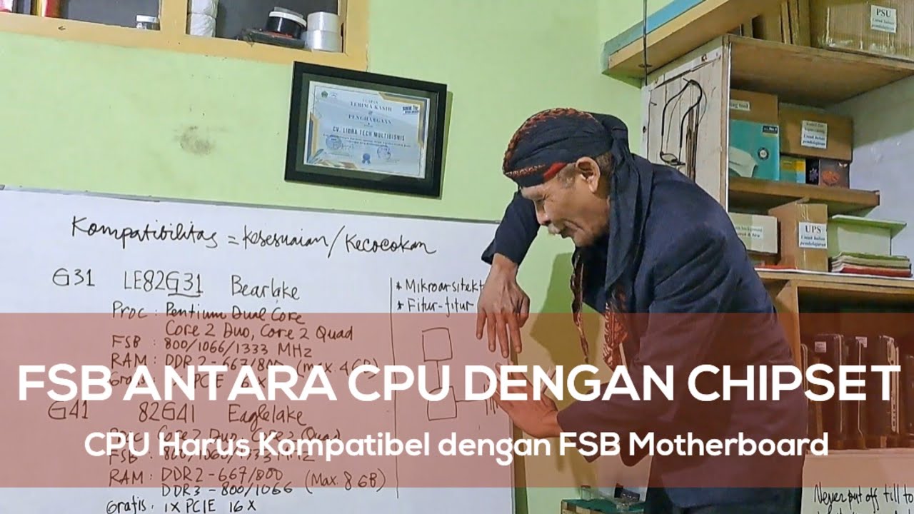 052 CPU Harus Kompatibel dengan FSB Motherboard - YouTube