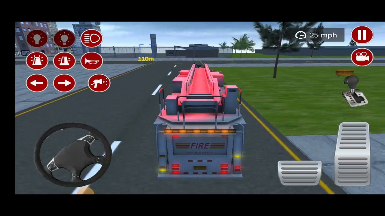 REAL FIRE TRUCK DRIVING SIMULATOR 2022-NEW FIRE FIGHTING FIREMAN'S ...