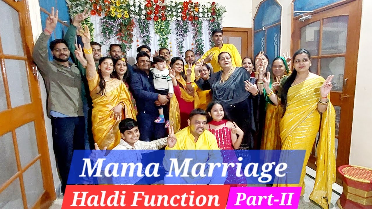 Haldi Function I Part-2 #haldi#vlog - YouTube