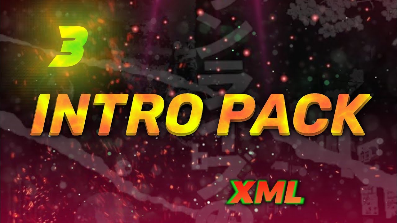 3 Intro pack / trending intro pack /Alight motion / xml - YouTube