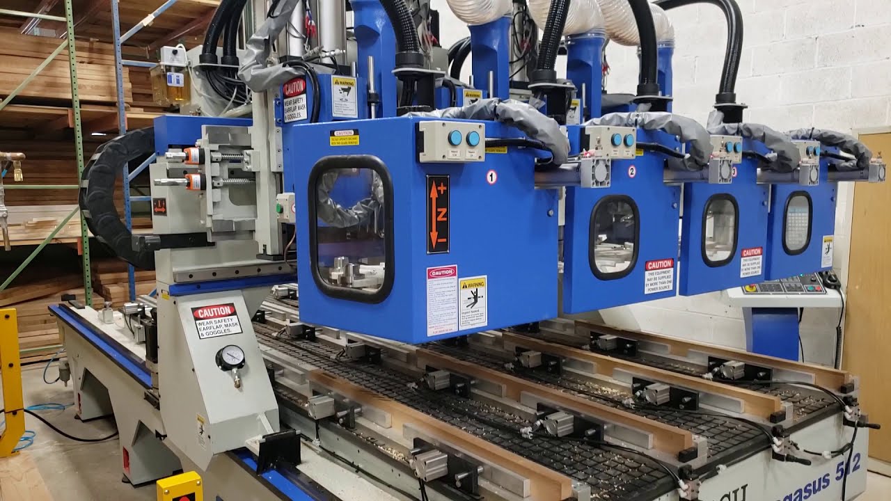 Limtech - Custom Pegasus series for Shutters production - YouTube