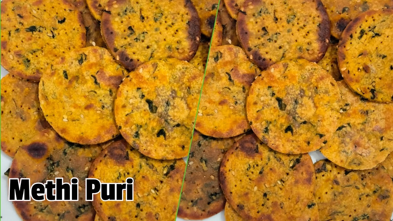 Methi Puri Recipe | Kami Telat Methi Puri Recipe - YouTube