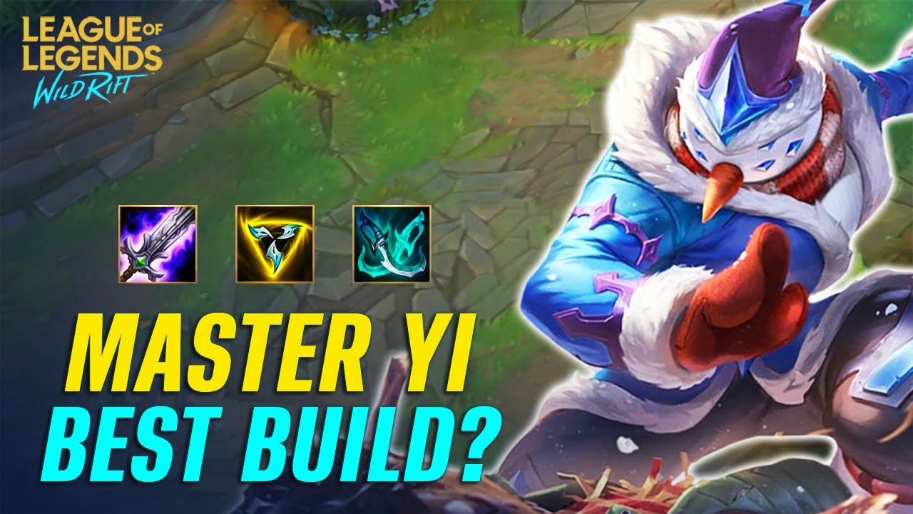 MASTER YI WILD RIFT BEST BUILD | Master Yi Jungle Gameplay - YouTube