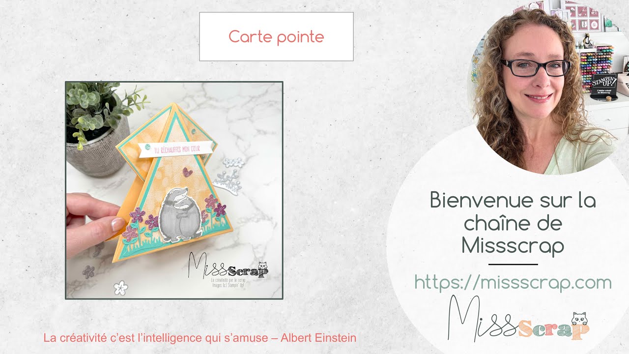 Live #226: Carte pyramide / pyramid arrow fold card - YouTube