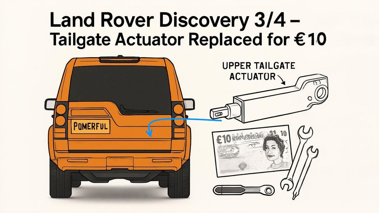 Land Rover Discovery 3 4 Rear Trunk / Tailgate Actuator Fix for £10 ...