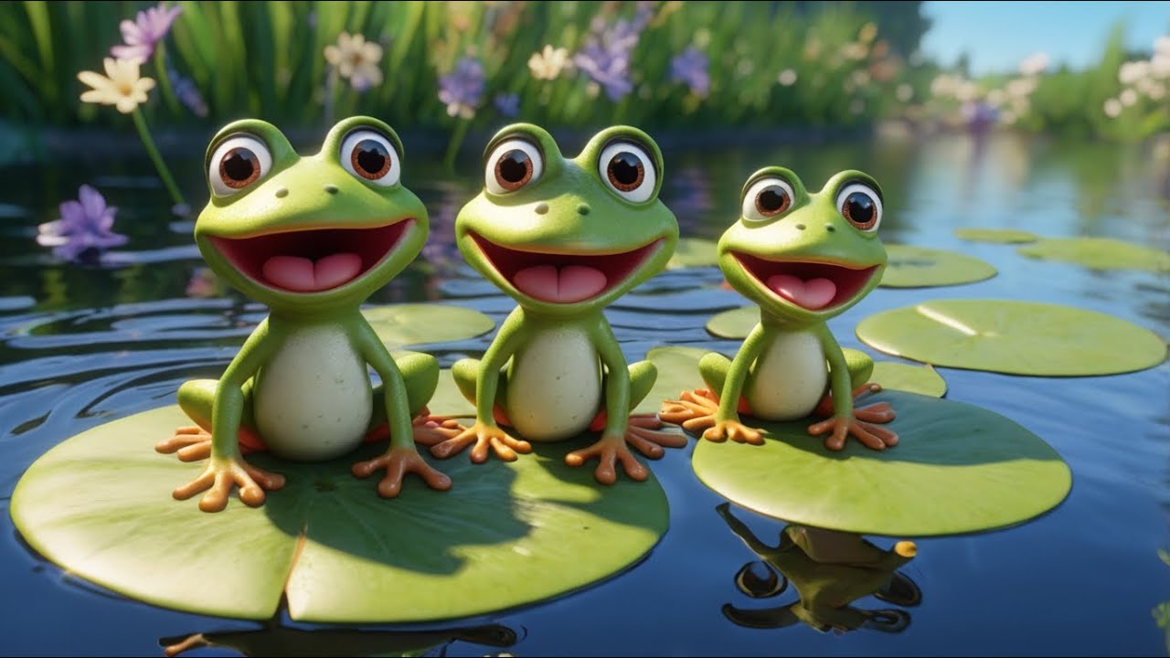 Paanch Chote Mendak | Hindi Nursery Rhyme | Nursery Rhymes for Babies ...