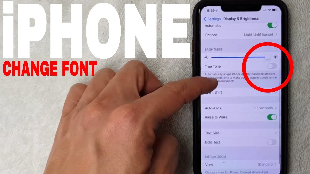 How To Change Font Size On IPhone YouTube How To Change Font Size On IPhone YouTube