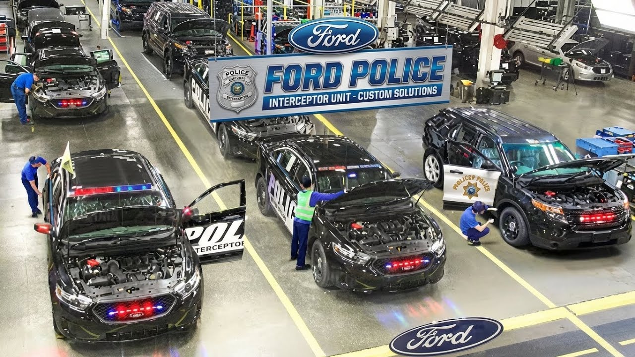How Brand New US Police Vehicles Are Built From Scratch - YouTube