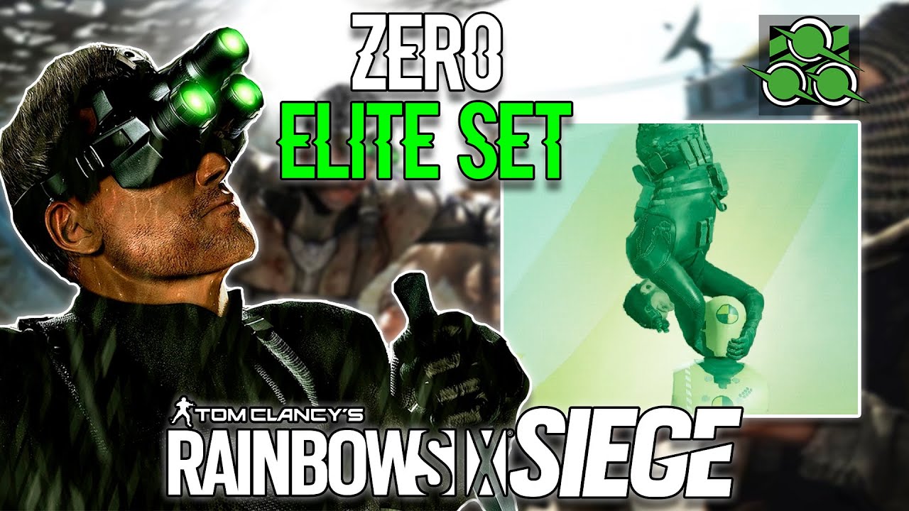 ZERO "Splinter Cell" Elite Set MVP ANIMATION - Rainbow Six Siege ...