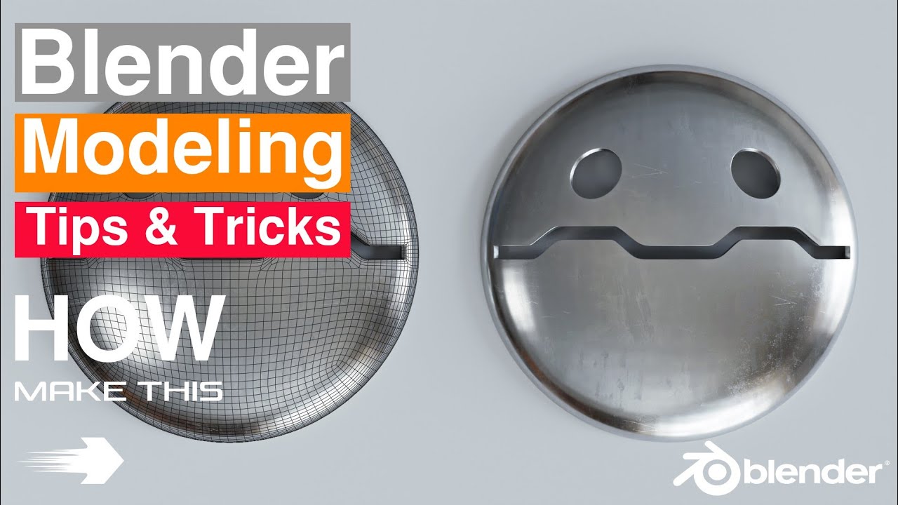 Blender Hard Surface Modeling _ Make A Smile _ Blender Tutorial - YouTube