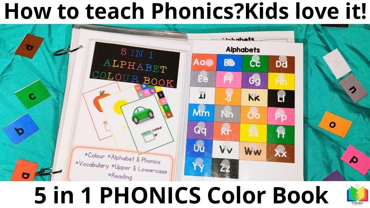 How to Teach Kids Read Phonetically | Part 1| 5 in 1 Phonics Book**50% ...