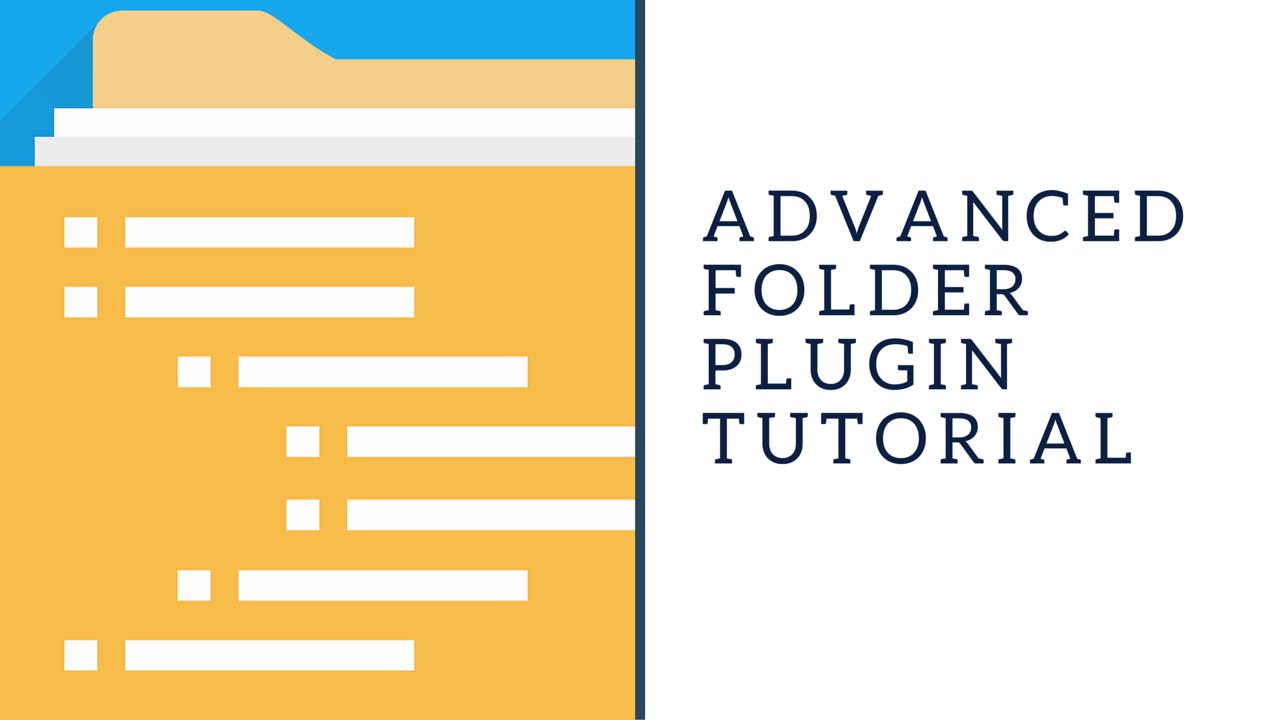 Advanced Folder Plugin - YouTube