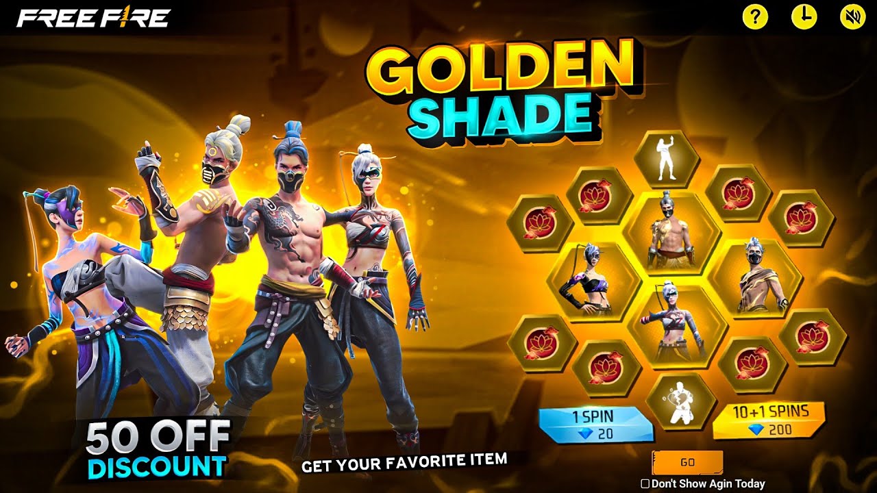 Golden Shade Bundle Return কনফার্ম নিউজ😍 | Ff New Event Bd Server ...