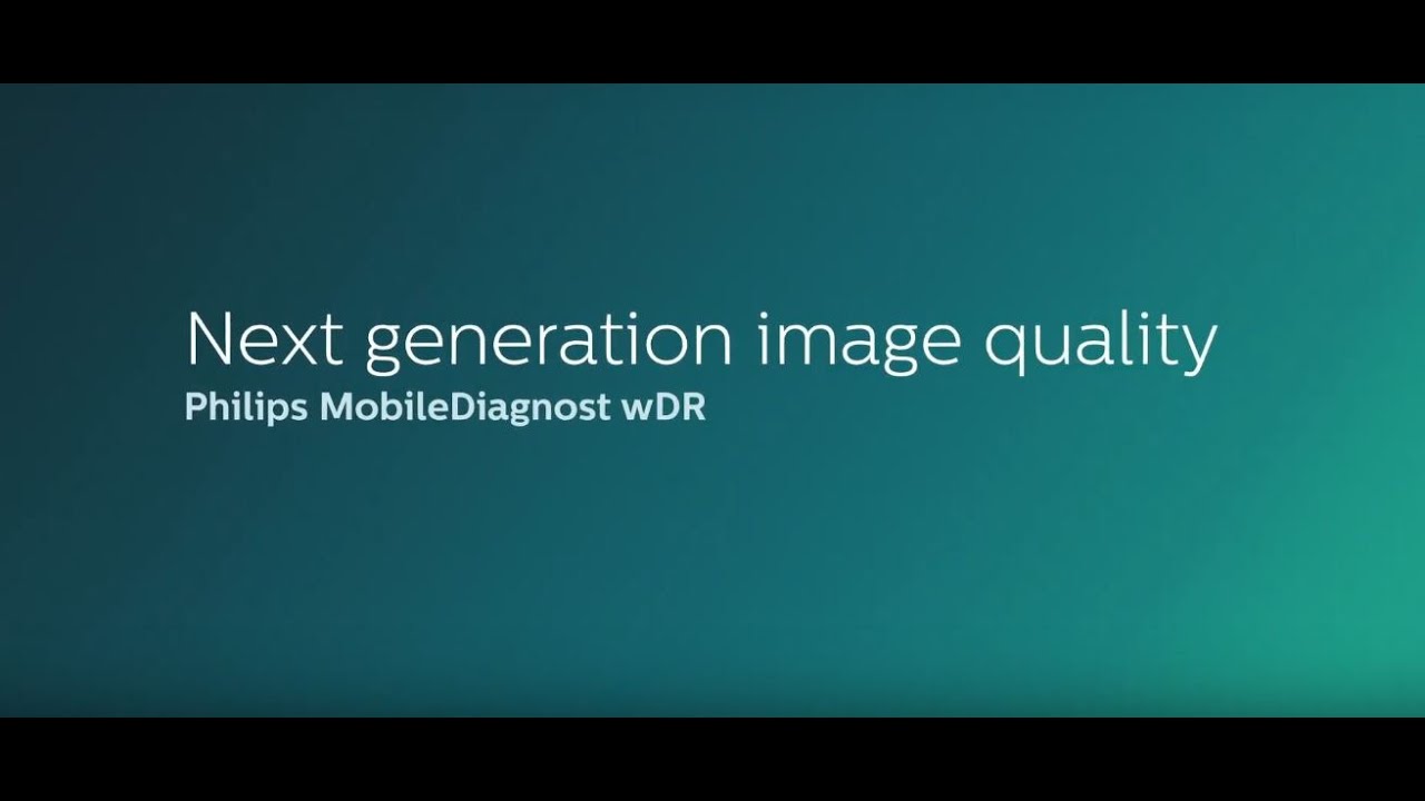Get a clear view of image quality by Philips MobileDiagnost wDR - YouTube