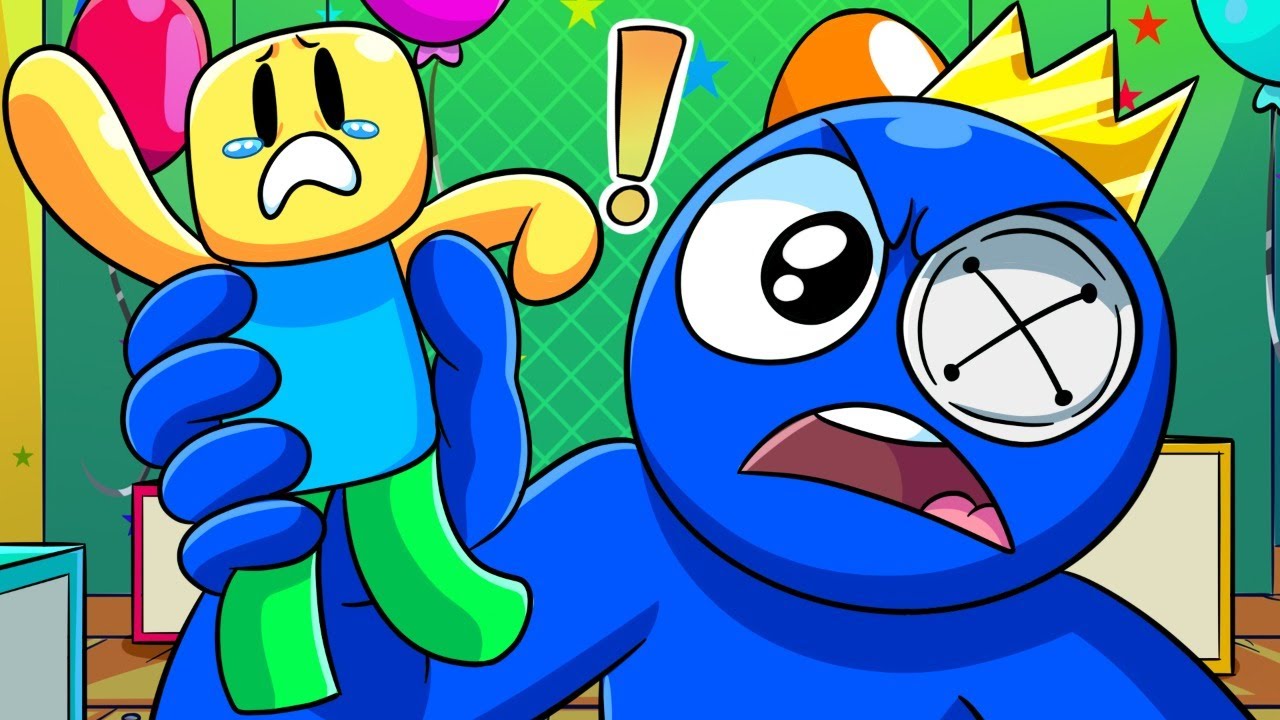 A NORMAL DAY OF RAINBOW FRIENDS ANIMATION - YouTube