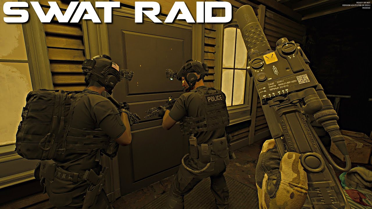 Realistic and Immersive SWAT Raid on Meth House! Ready or Not - YouTube