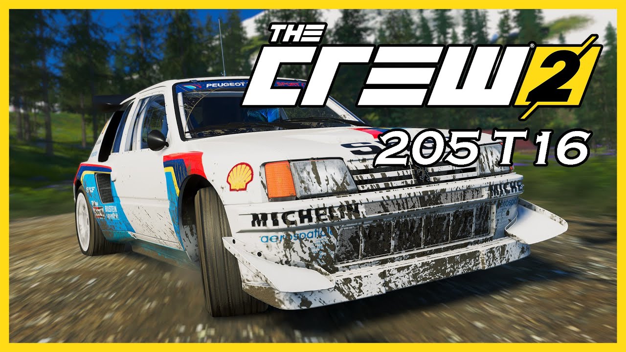 The Crew 2 - Peugeot 205 T16 "Francúzka rally legenda" - YouTube