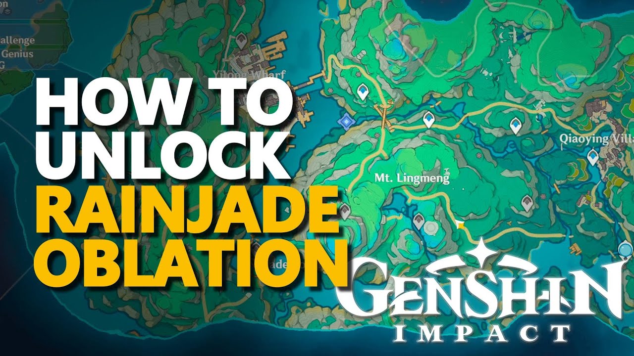 How to unlock Rainjade Oblation Genshin Impact - YouTube
