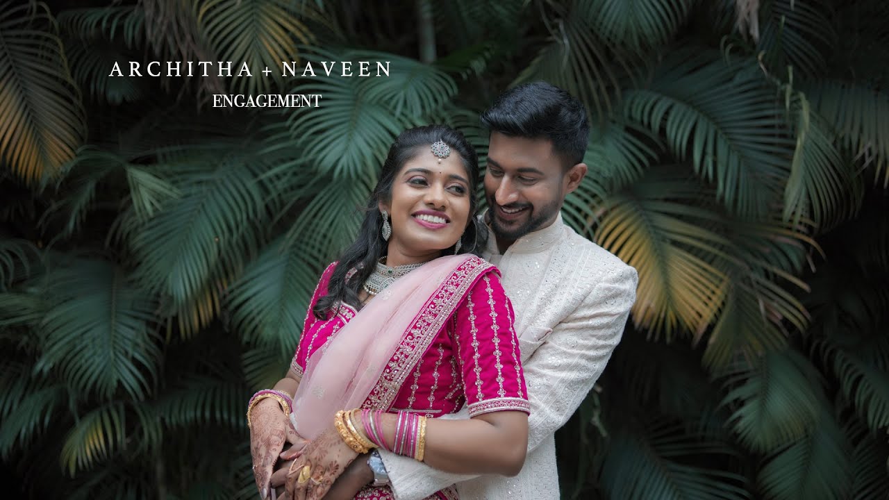 BEST ENGAGEMENT HIGHLIGHTS 2024 || ARCHITHA + NAVEEN || LIMELIGHTWEDDDING - YouTube
