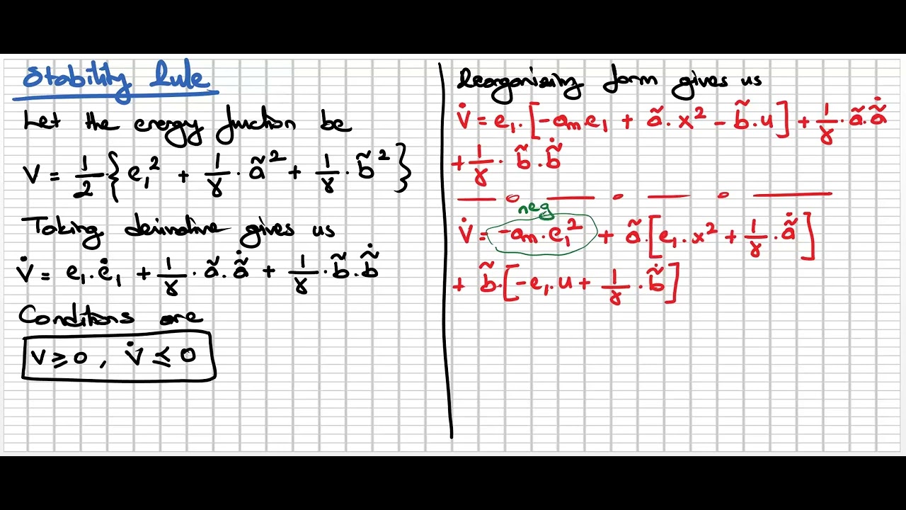 System Identification - Les 9 - Nonlinear Estimation Stability Rule ...