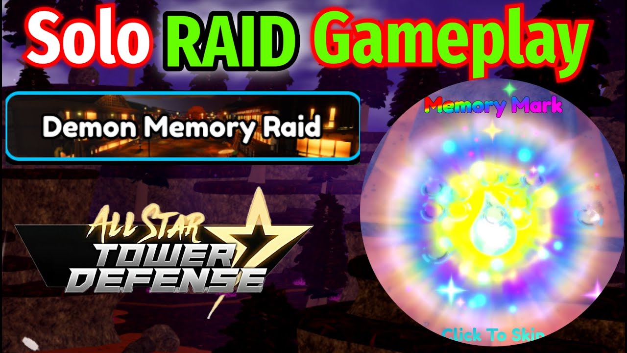 Solo Demon Memory Raid | Memory Mark + 2000 Gems FREE | All Star Tower ...