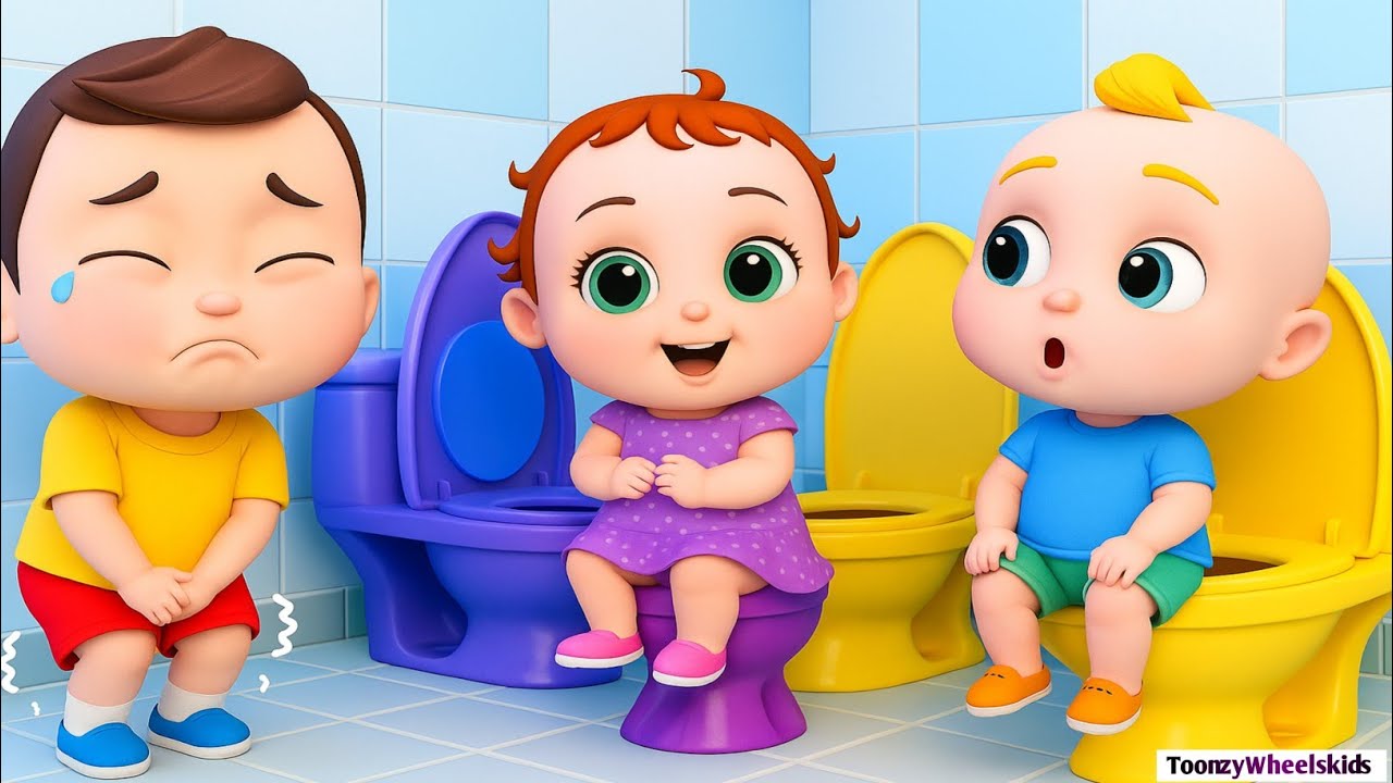 Toonzy Needs to Go Potty! 🚽 | My Turn My Turn | Good Habits Song for ...