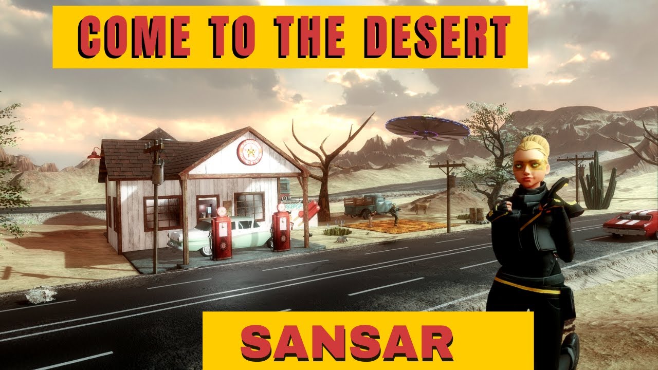 SANSAR | Exploring VR world in the Desert - YouTube