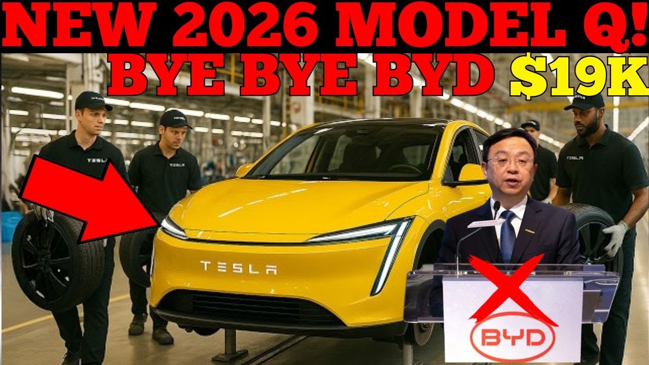 NEW TESLA MODEL Q! Unbelievable Price Of $18,999, Powerful 4680 Battery ...