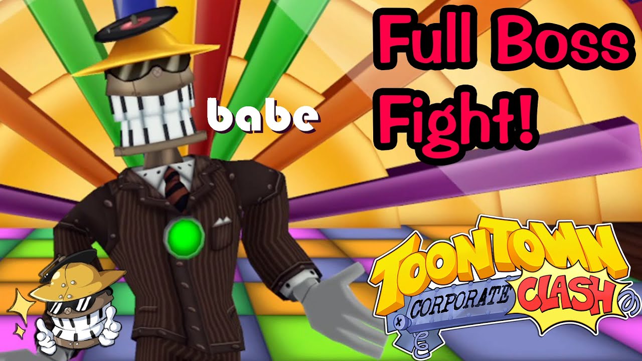 Toontown: Corporate Clash | Major Player Boss Fight! (Blind Reaction ...
