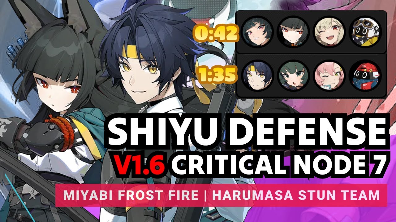F2P Shiyu Defense 1.6 - Miyabi Frost & Fire X Harumasa Stun | Zenless ...