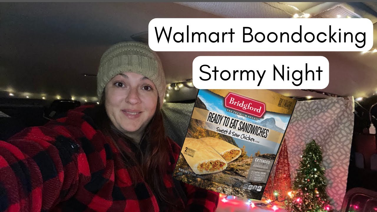 Sleeping at Walmart | Fake MRE in Hot Lunchbox #walmart #carcamping ...