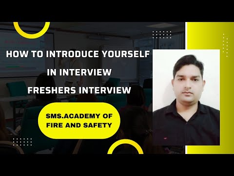 How To Introduce Yourself In Interview || Freshers Interview || #safety ...