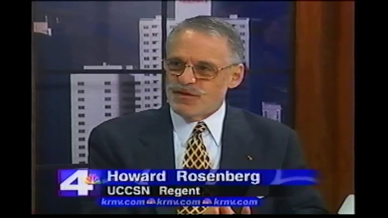 Nevada Newsmakers - Dec 31, 2003 - Howard Rosenberg, UCCSN Regent - YouTube