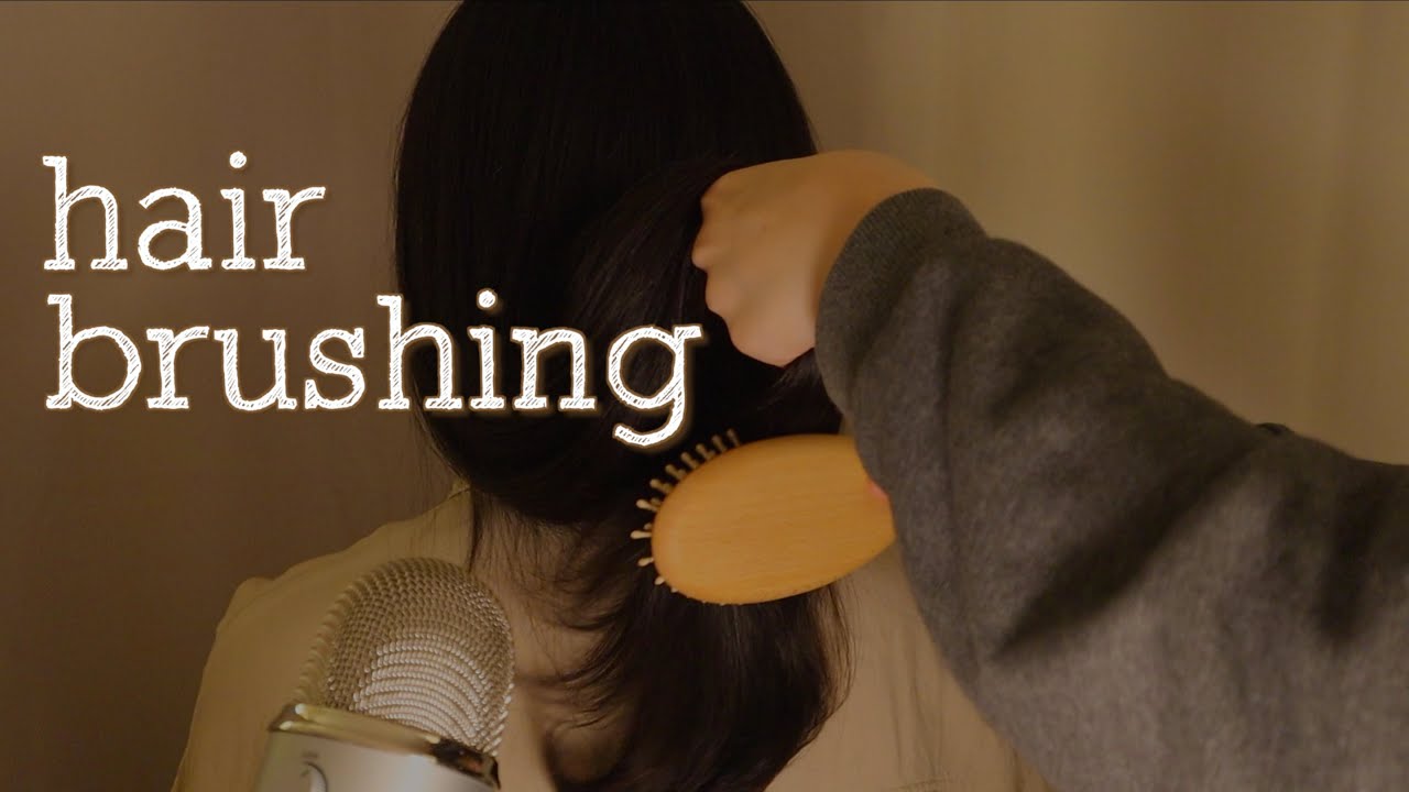 Asmr Hair Brushing Sounds Relaxing 빗질 소리 No Talking Youtube