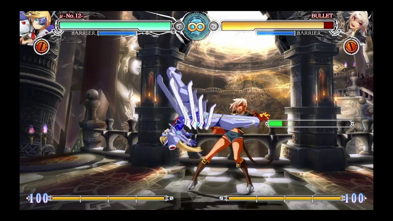 BBCF Mu 12 Midscreen combos - YouTube