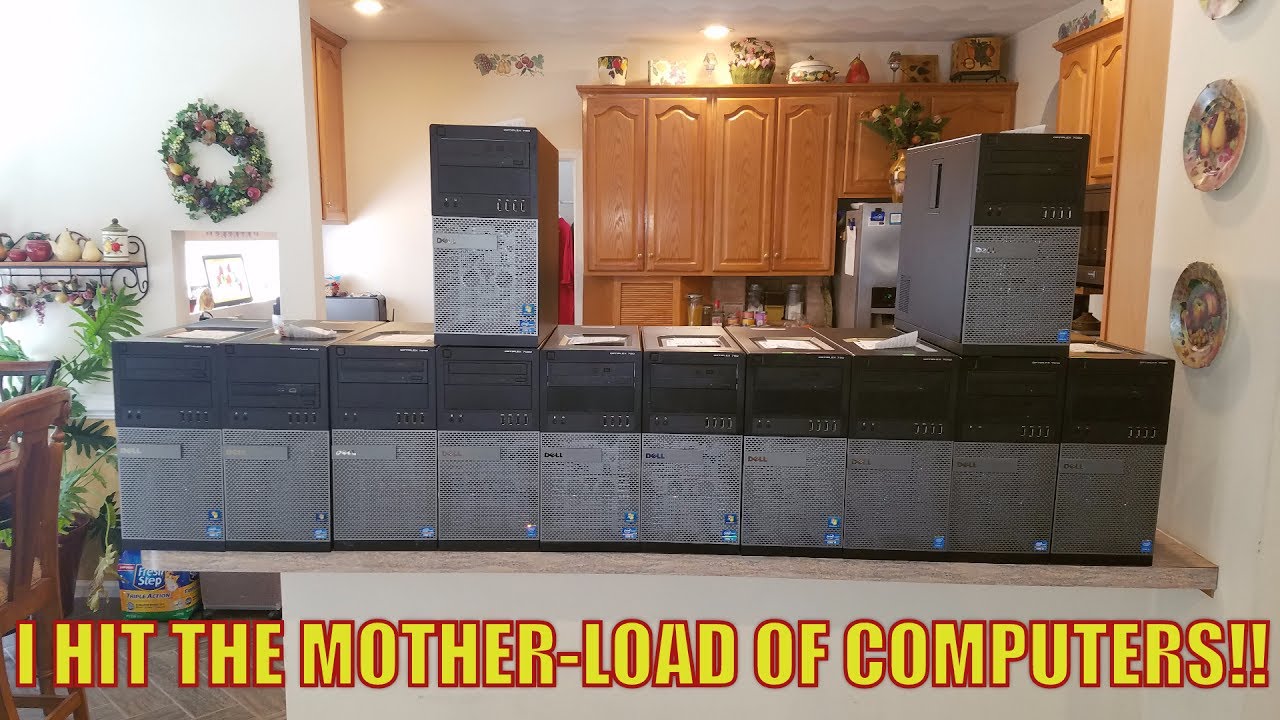 I HIT THE MOTHER LOAD OF COMPUTERS!! - YouTube