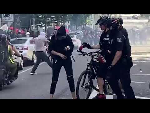 HOW TO ARREST ANTIFA RIOTERS 101 - YouTube