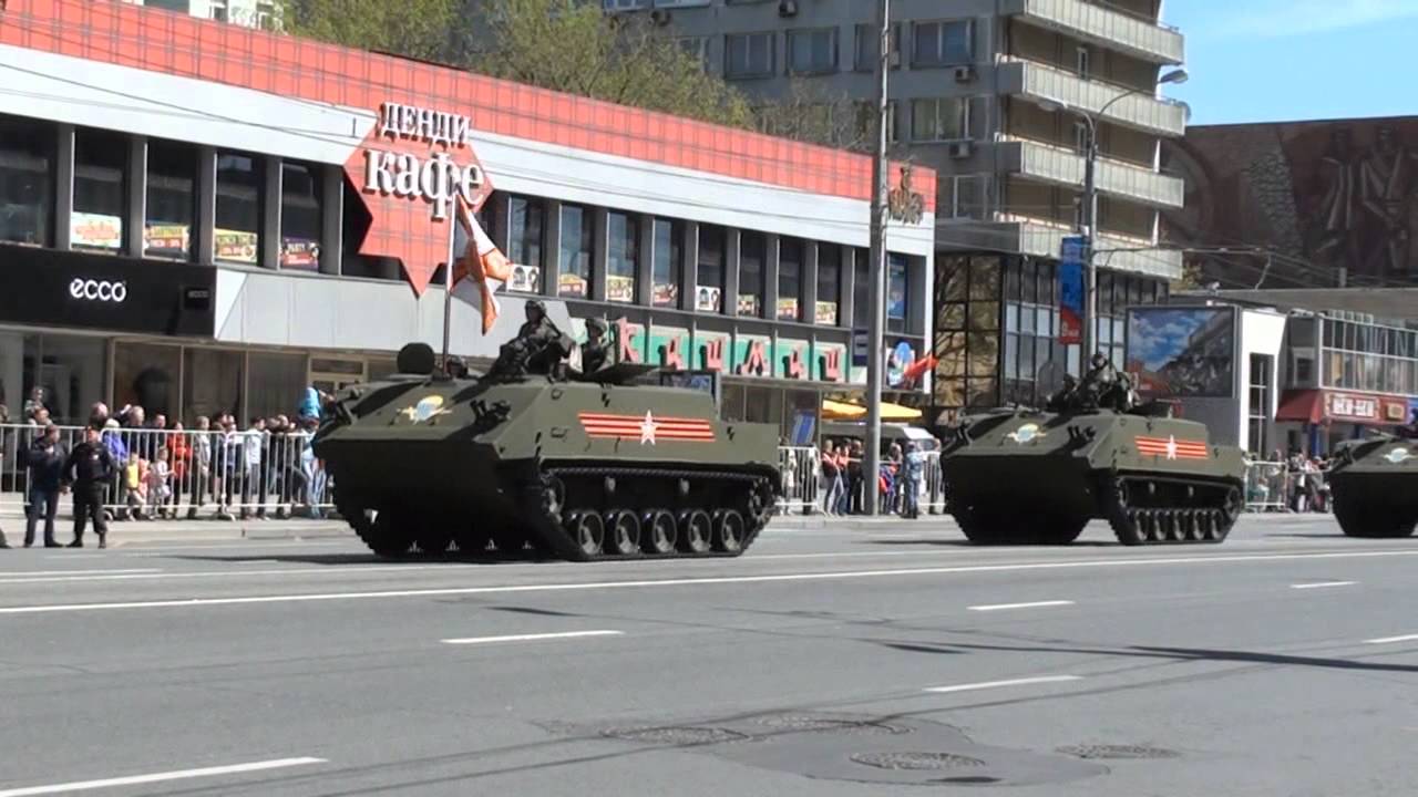 BTR-MDM Rakushka-М APC (Moscow, 2015 may) - YouTube