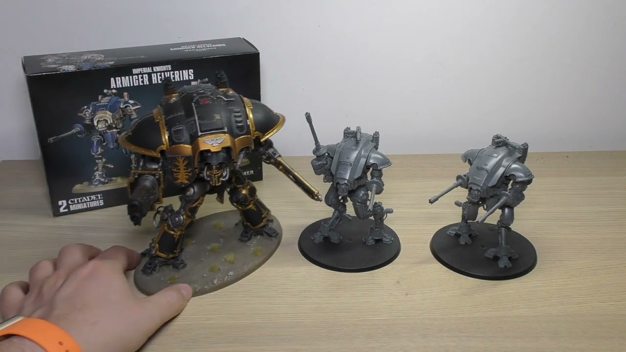 Imperial Knights - Armiger Helverins - Review (HH & WH40K) - YouTube