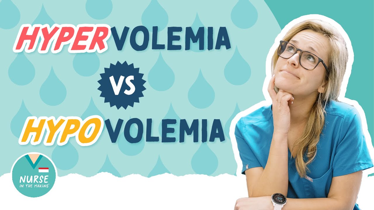 Hypervolemia Vs. Hypovolemia | Causes | Signs & Symptoms | Nursing ...