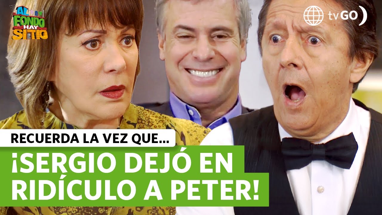 Al Fondo hay Sitio 8: Sergio no dejó que Peter lo acuse con Francesca (Capítulo n°1499) - YouTube