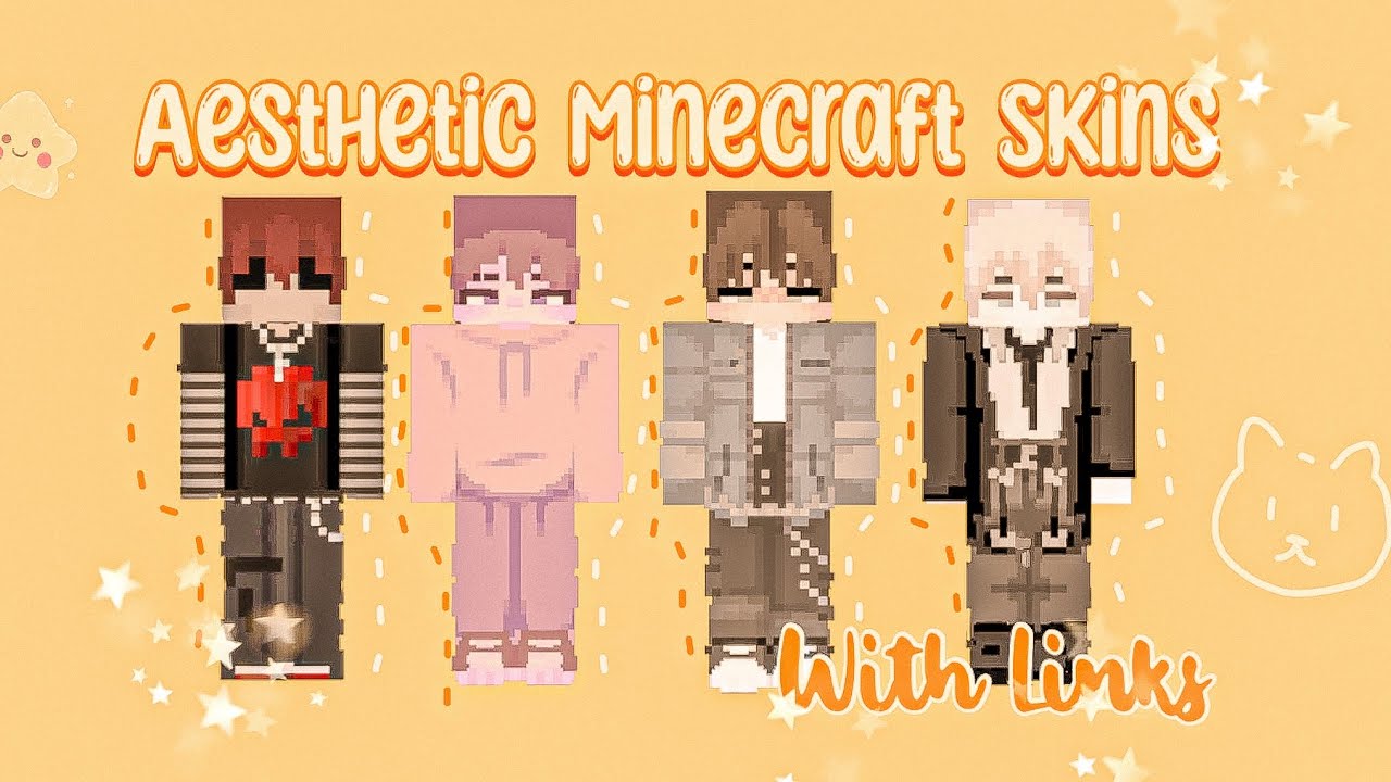 Aesthetic Minecraft Skins~ Male Edition~ With Links~ MCPE - YouTube